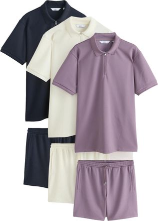 Next Set: Poloshirt und Shorts