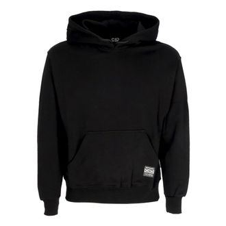 PROPAGANDA Label Bicolor Hoodie - - Sweatshirts & Hoodies - Herren - Schwarzk - XS