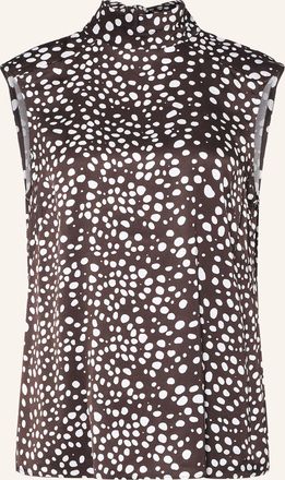 HUGO BOSS Blusentop Beseiti Aus Satin Mit Schluppe braun