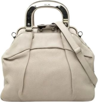Celine Sac bandouli&egrave;re Pre-owned - Femme - Pre-owned - Gris - Taille: ONE Size