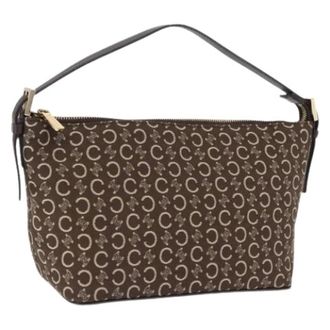 Celine Sac bandouli&egrave;re Macadam en toile Pre-owned - Femme - Pre-owned - Brun - Taille: ONE Size