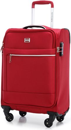 Wittchen MIRA Line Kabinenkoffer Handgepäck Kabinengepäck Weichgepäck Kleines Gepäck Reisekoffer aus Polyester Tragegriff Teleskopgriff Vier Lenkrollen TSA Kom