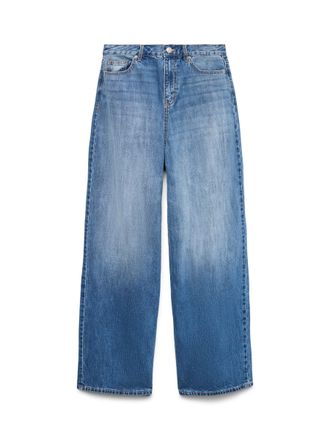 Vero Moda Vero Moda Female Weit geschnitten VMTAYLOR Mittlere Taille Weiter Beinschnitt Jeans