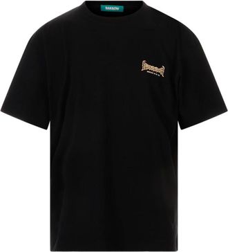 Barrow Barrow, Homme, Tops, Noir, Taille: XS T-shirt en jersey