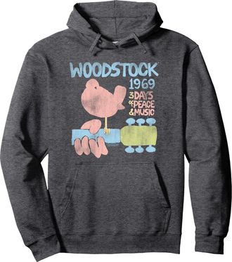 Woodstock Chimes Woodstock 50 Years Dove Pullover Hoodie