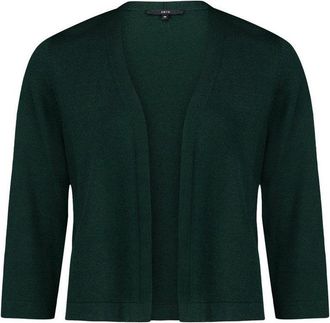 Zero Strickjacke Damen mit 3/4 Arm (1-tlg) Plain/ ohne Details