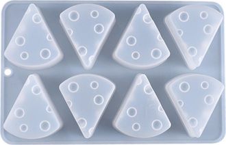 Milisten 1Stk Käse Silikonform Silikonformen Silikonform für Harz muffinblech aus silikon Kerzenformen Schokoladenform Süßigkeiten Schimmel Kuchenform Kieselge