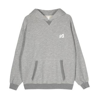 Autry Homme, Sweatshirts et sweats à capuche, Gris, Taille: L Sweat à capuche avec logo