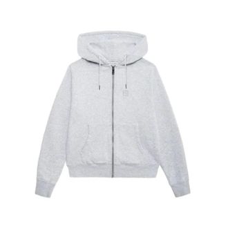 Anine Bing Femme, Sweatshirts et sweats &agrave; capuche, Gris, Taille: 38 FR Casper Zip Up SweaT-shirt