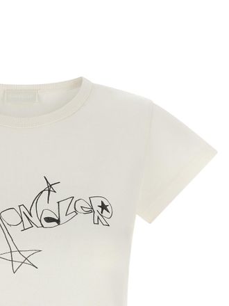 Moncler Logo-Printed Cotton T-Shirt - White