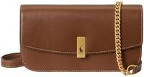 Polo Ralph Lauren Sac &agrave; bandouli&egrave;re &agrave; logo m&eacute;tallique en cuir