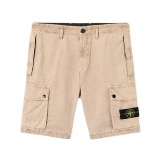 Stone Island Homme, Shorts, Beige, Taille: W31 Shorts d&eacute;contract&eacute;s
