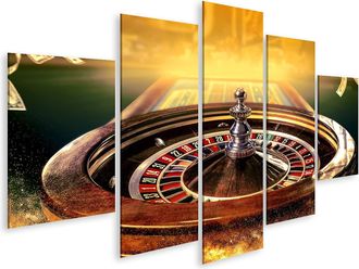 Islandburner Bild auf Leinwand Collage Casino Bilder Nahaufnahme Lebendiges Bild Bilder Wandbilder Poster ICNI-MFP