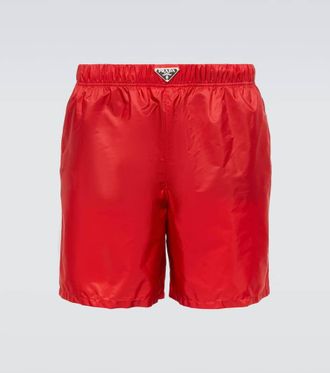 Prada Short de bain &agrave; logo