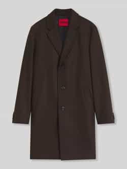 HUGO BOSS Wollmantel mit Label-Schriftzug Modell Malte2641