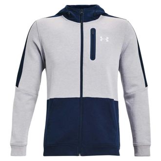 Under Armour Threadborne Hoodie mit durchgehendem Reißverschluss für Herren (Grau)