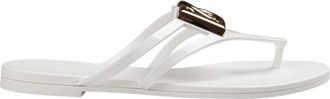 Dolce & Gabbana Slide Beachwear aus Gummi mit Logo - - Shoes - Damen - Wei&szlig; - 37 EU