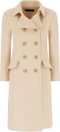 Gucci Texturierter Wollmantel - - Coats - Damen - Beige - M
