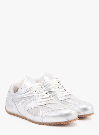 Axel Arigato Baskets Slow Runner brillante en cuir m&eacute;lang&eacute;