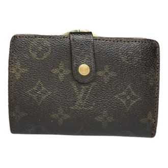 Louis Vuitton Portefeuille en cuir Pre-owned - Femme - Pre-owned - Brun - Taille: ONE Size