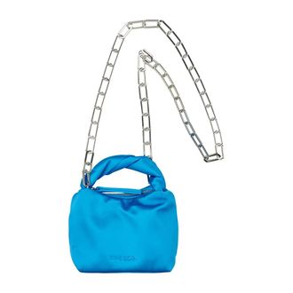 Stine Goya Satin Micro Hobo Tasche - - Bags - Damen - Blau - ONE SIZE