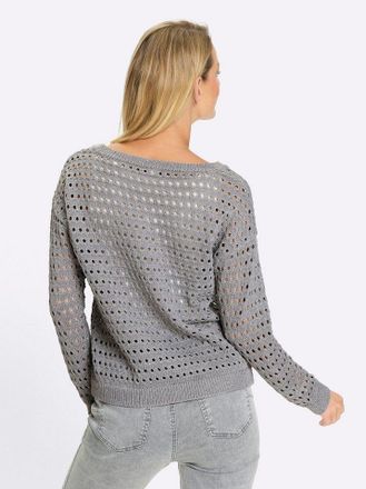 Heine Strickpullover Pullover Langarm Ajour