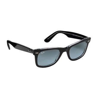 Ray-Ban Homme, Accessoires, Noir, Taille: ONE Size Lunettes de Soleil Wayfarer Noires Classiques