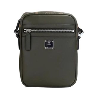 MCM Visetos Leder Camera Crossbody Tasche - - Bags - unisex - Gr&uuml;n - ONE SIZE