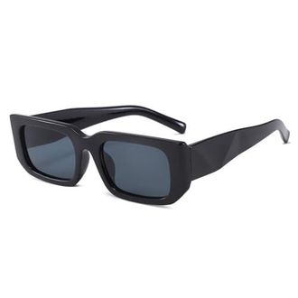Generic Lunettes De Soleil Carr&eacute;es &Agrave; Petite Monture For Hommes, For Le Sport, Les Vacances En Plein Air(Black)
