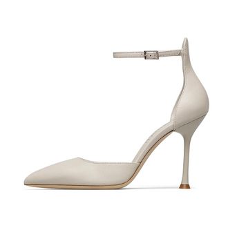 Loriblu Nappa Leder Sandalen - - Shoes - Damen - Wei&szlig; - 37 EU