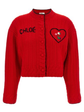Chlo&eacute; Cardigan - Red