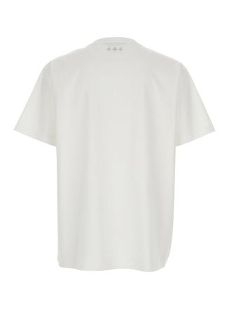Tatras Mens T-Shirt Selo Logo Metallo White Cotton T-Shirts And Polos