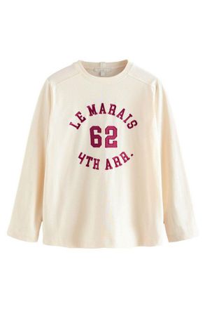 Next Langarmshirt Langarmshirt aus schwerem Stoff, Le Marais (1-tlg)