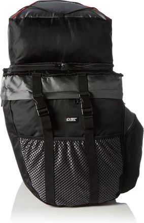Cytec Fahrrad/Touren-Tasche Travel 3-Fach, Grau/Schwarz, 54 x 32 x 29 cm, 50 Liter, 4017226
