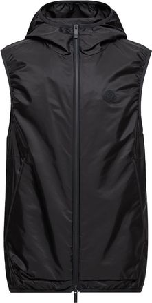 Moncler Moncler Moretan Hooded Gilet, Men, Black, Size: 0