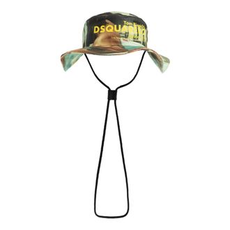 Dsquared2 Homme, Accessoires, Multicolore, Taille: ONE Size Hat With Printed Logo