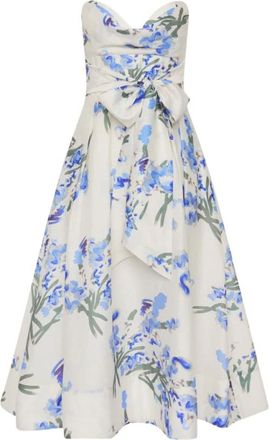 Rebecca Vallance Femme, Robes, Multicolore, Taille: 40 FR Bluebell Meadow Midi Dress