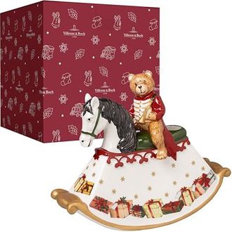 Villeroy & Boch Christmas Toys Schaukelpferd, Kerzenst&auml;nder aus Porzellan
