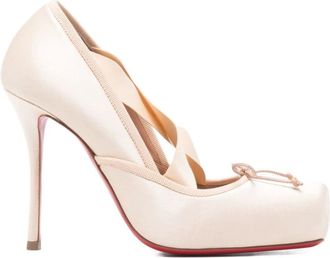 Christian Louboutin Femme, Chaussures, Rose, Taille: 36 EU Cassia Nodo Escarpins