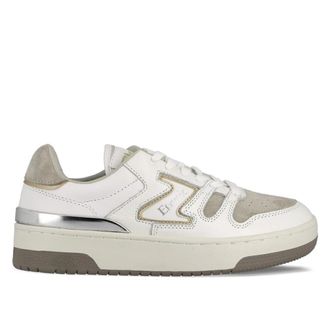 Etonic Silber-Goldene Leder-Sneakers - - Shoes - Damen - Wei&szlig; - 35 EU