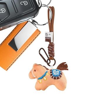 Generic Jouet En Peluche | Porte-Cl&eacute;s Animal Du Nouvel An Chinois | Ornements En Peluche De Cheval Pour Nouvel An Chinois - Cadeau Anniversaire Enfant Accesso