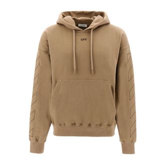 Off-white Herren, Sweatshirts & Hoodies, Beige, XLGr&ouml;&szlig;e