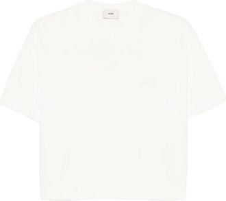 Autry Femme, Tops, Blanc, Taille: 40 FR Cotton T-Shirt