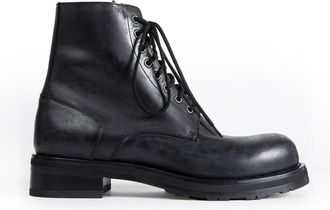 The Row Lug Sole Lace-Up Boots