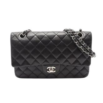 Chanel Pre-owned Matelass&eacute; Lammleder Umh&auml;ngetasche - - Pre-owned - Damen - Schwarzk - ONE SIZE