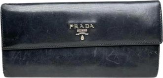 Prada Portefeuille Vintage Pr&eacute;-poss&eacute;d&eacute; - Femme - Pre-owned - Noir - Taille: ONE Size