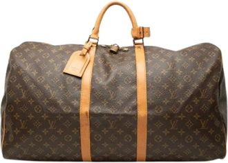 Louis Vuitton unisex, Pre-owned, Brun, Taille: ONE Size Pre-owned Keepall 60