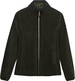 Superdry Veste polaire Estate pour femme avec fermeture &eacute;clair sur toute la longueur, Surplus Goods vert olive, 42