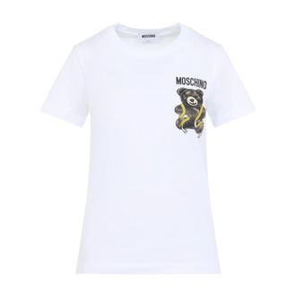 Moschino Mini Teddy T-Shirt - - Tops - Damen - Wei&szlig; - S