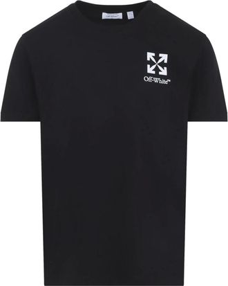 Off-white Homme, Tops, Noir, Taille: S Logo Cotton T-Shirt